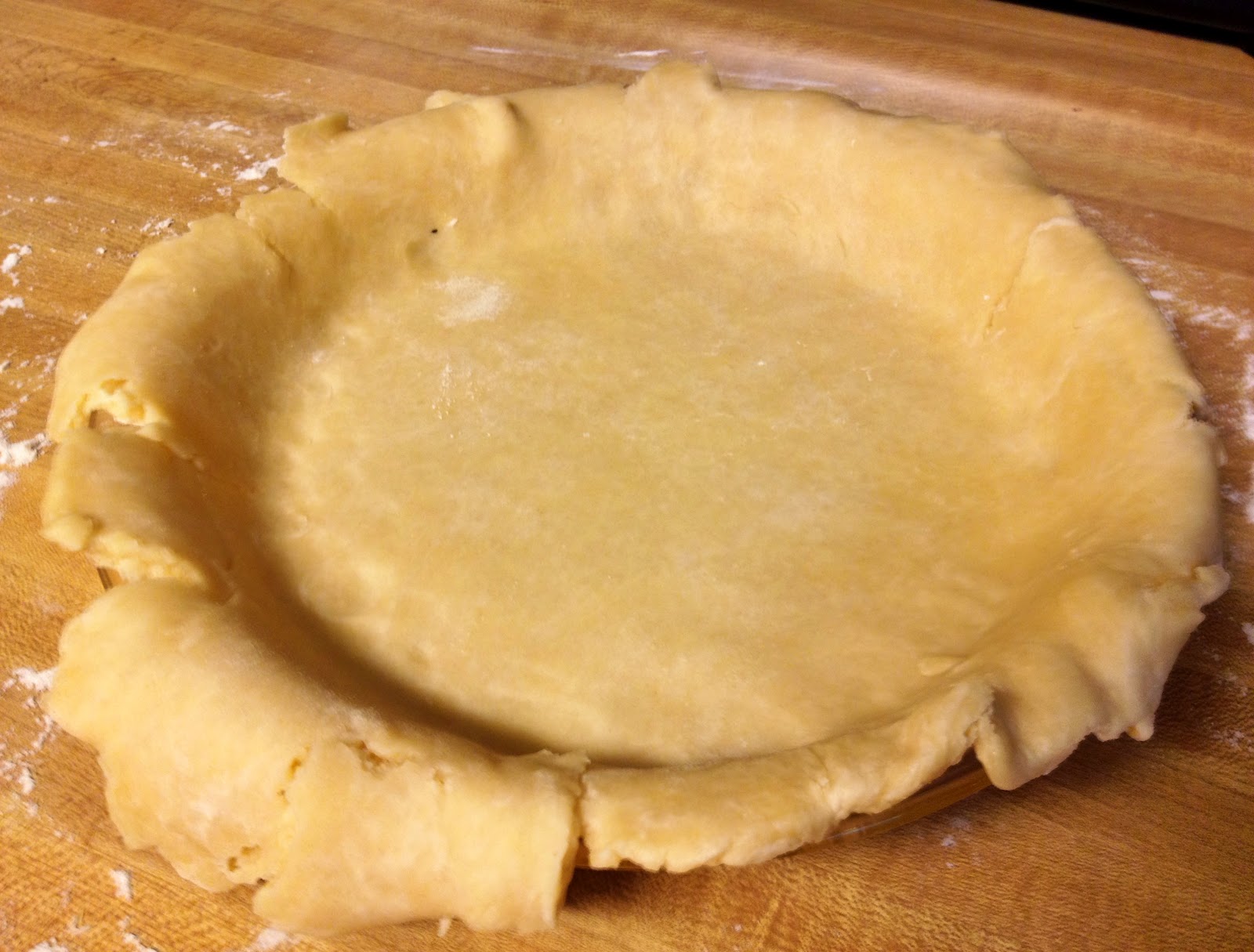 Sunday, dinner for two: Recipe: Single crust pie shell