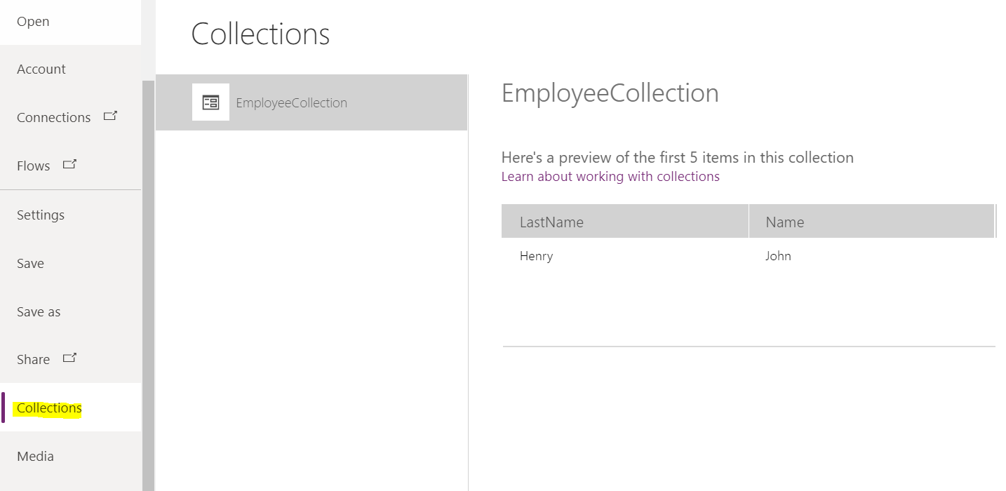 Dynamics 365 Customer Engagement: Collect and ClearCollect in PowerApps