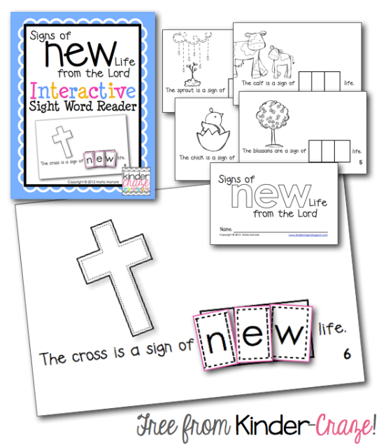 Classroom Freebies Too: Religious Easter-Theme Emergent Reader