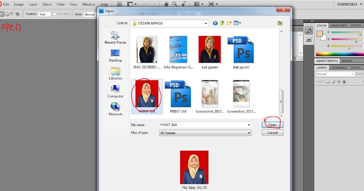 Cara Menganti Background Foto Resmi di Photoshop | MissTik