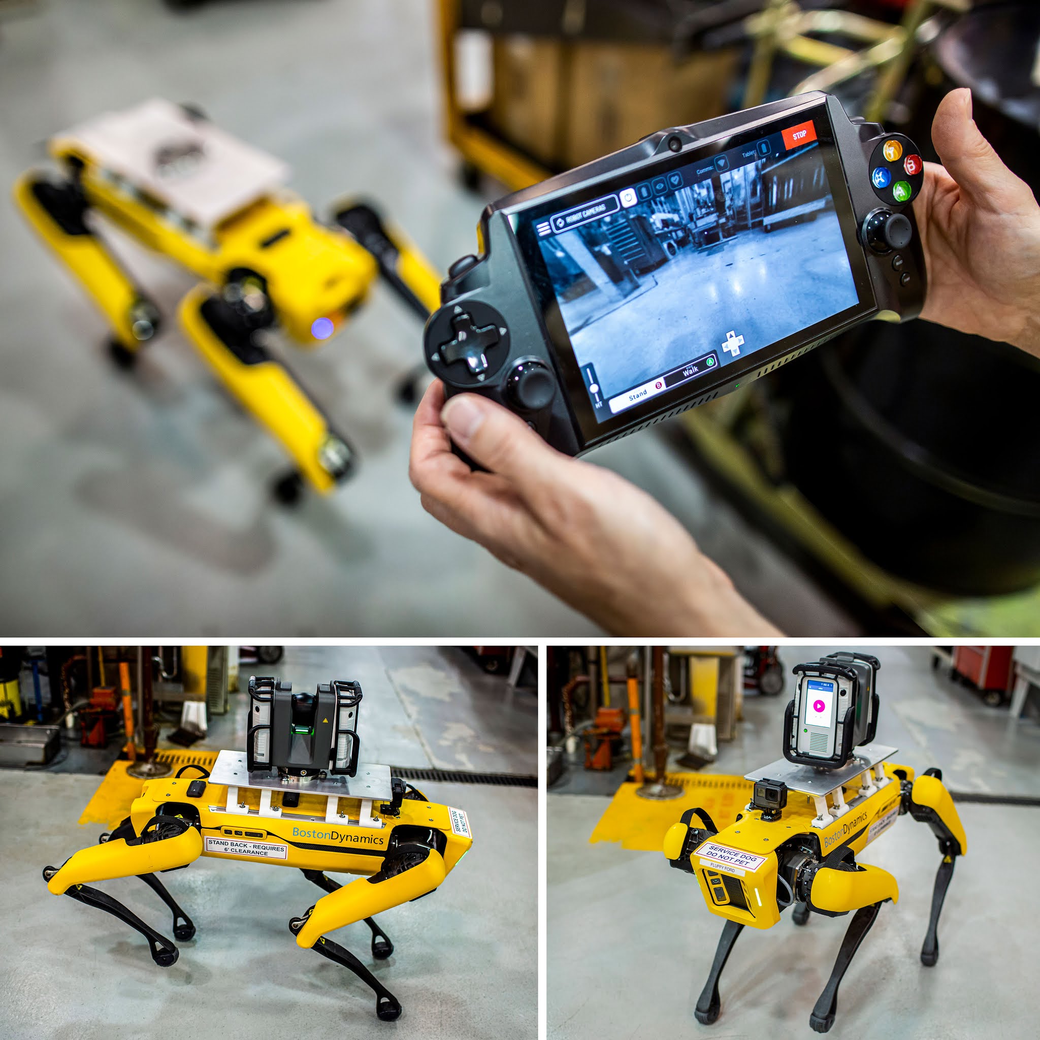 Experiments with 4-Legged Robots