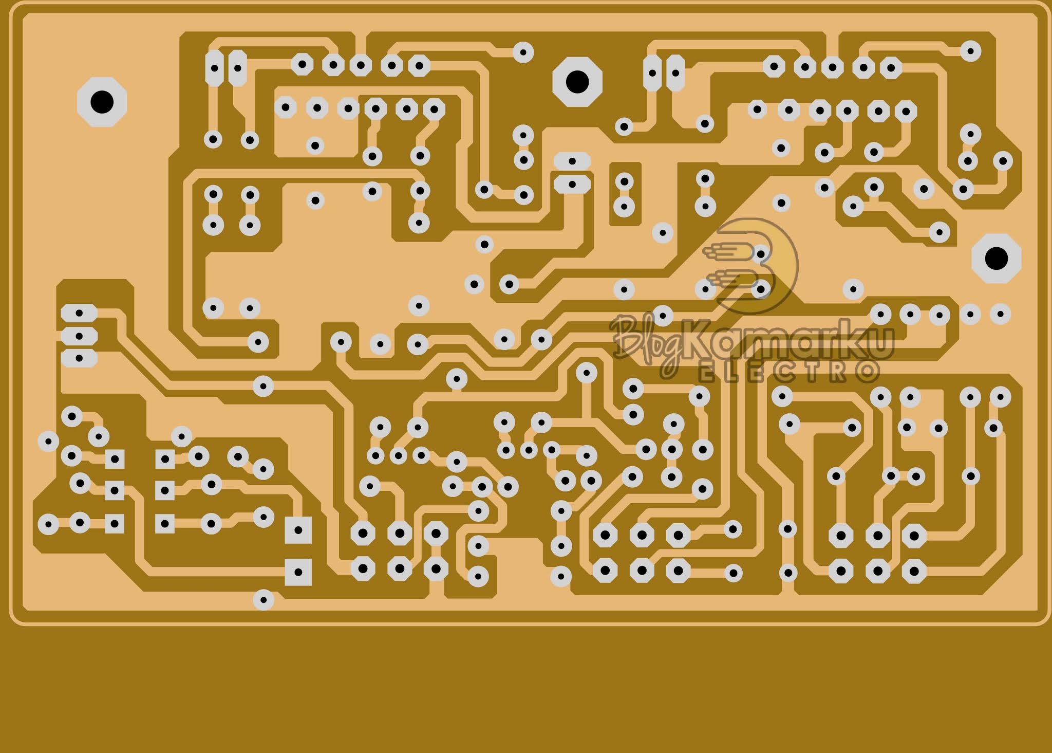 Membuat PCB speaker aktif Power TDA 2004/05 STEREO – BLOGKAMARKU