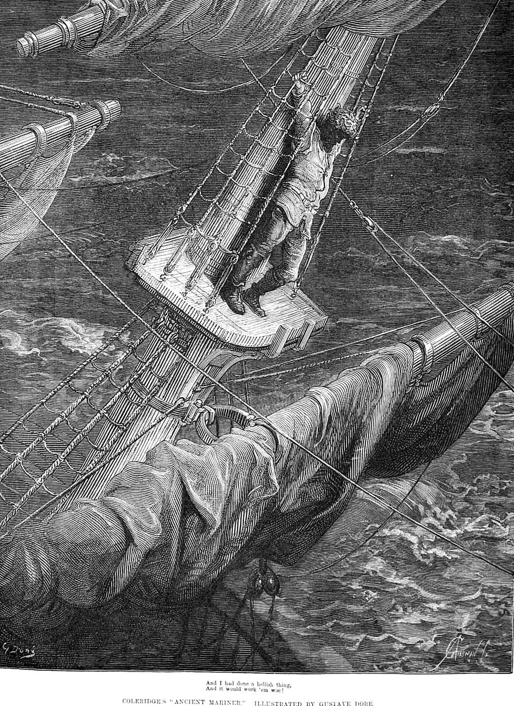 Sous un ciel brouillé: GUSTAVE Doré - Illustration de ‘La Complainte du ...