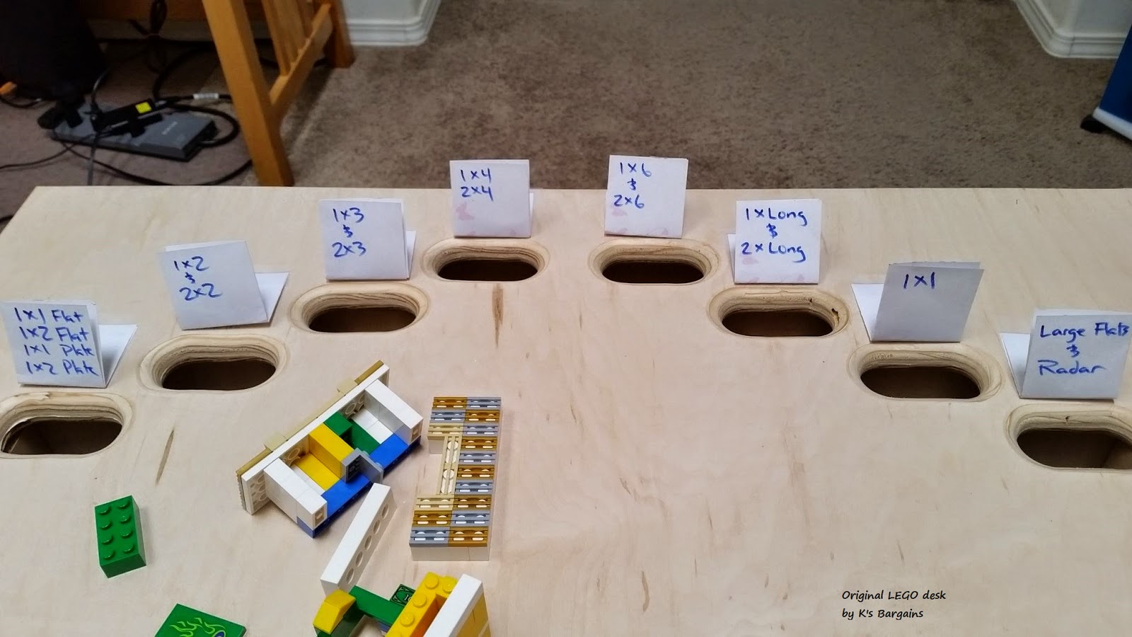 K's Bargains: The Most Amazing LEGO Desk Ever