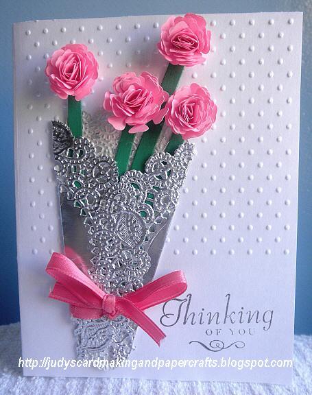 Judy's Handmade Creations: Beautiful Flower Cards!