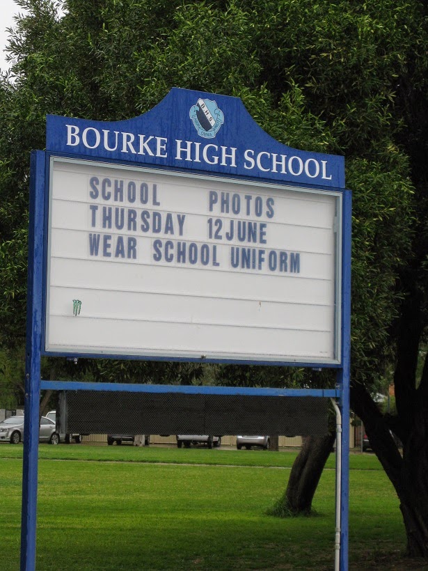What are we doing here?: Signs of Bourke
