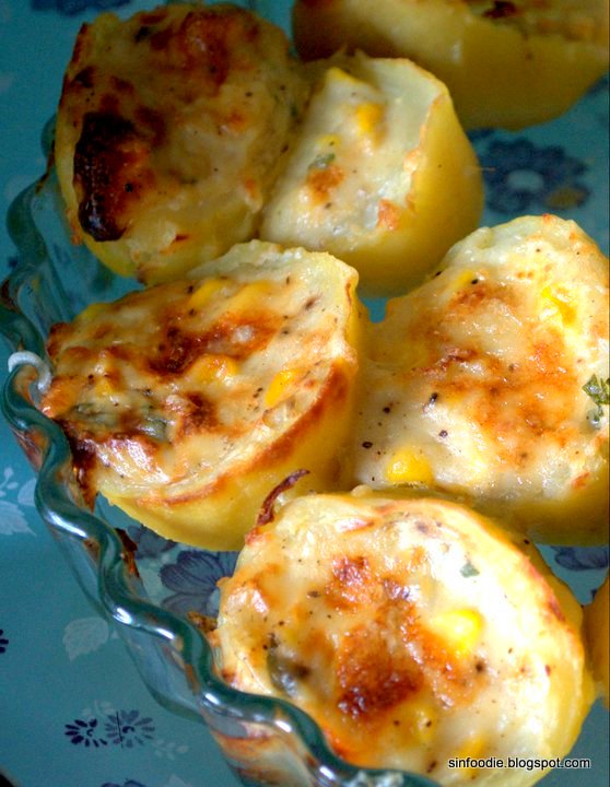 SinFoodie : For the love of Cooking: Stuffed Potatoes With Creamy Corn ...