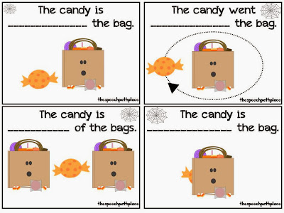 The Speech Path Place: Prepositions: Where's the candy?