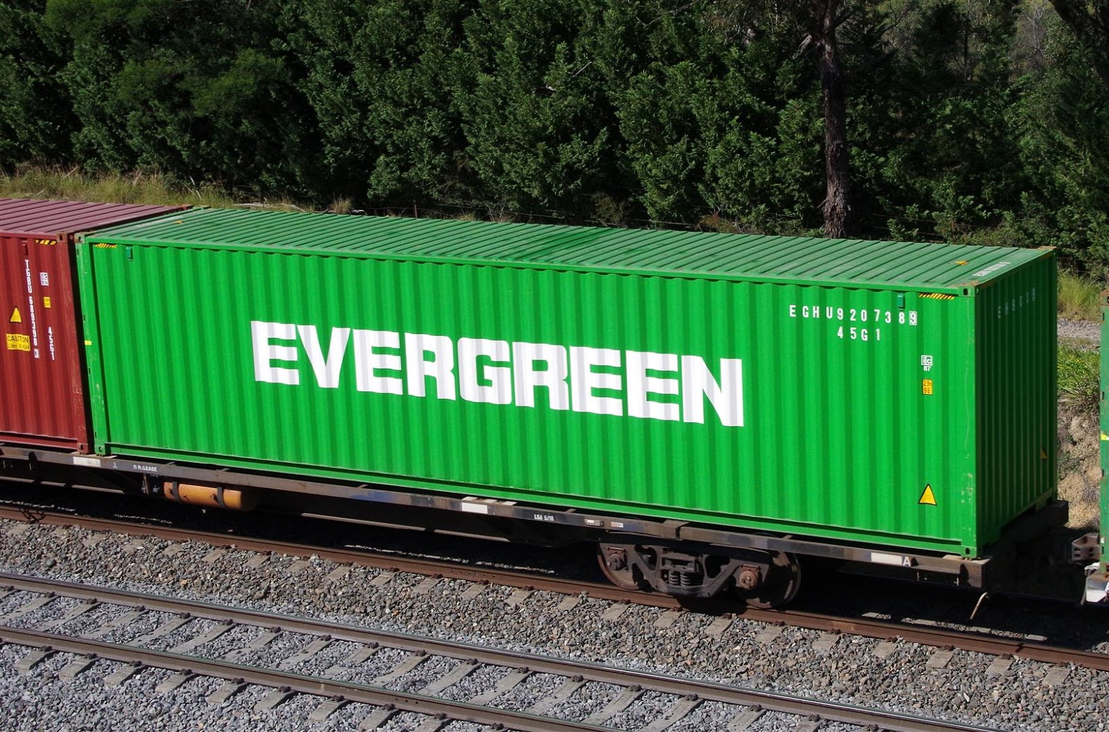 Rollingstock News: Evergreen 45G1 Containers