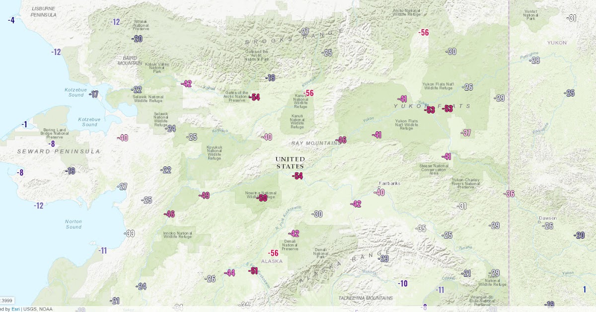 Deep Cold: Alaska Weather & Climate: Cold Returns to Alaska