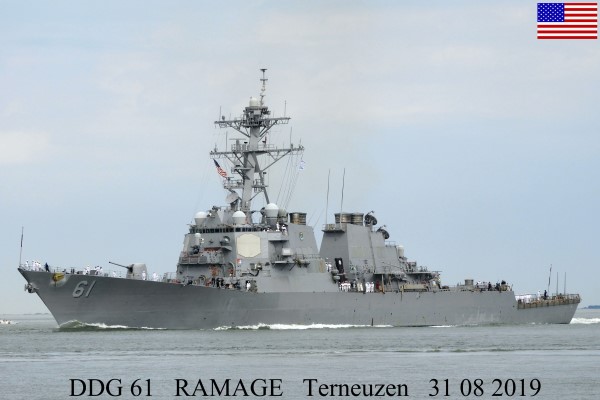 G.GYSSELS SHIPCOLLECTION: USS RAMAGE DDG 61