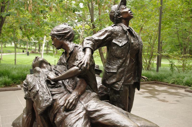 The Vietnam Veterans Memorial in Washington, D.C