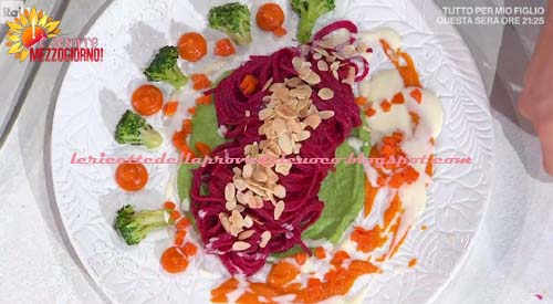 Spaghetti rossi con broccoli siciliani ricetta Gian Piero Fava da E ...