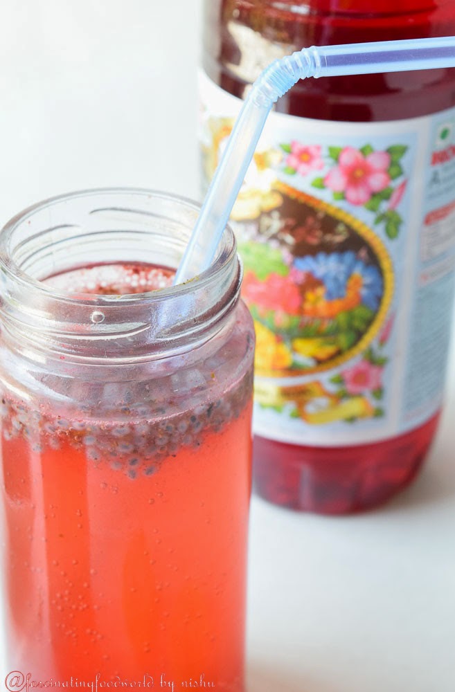 Rose masala spritzer