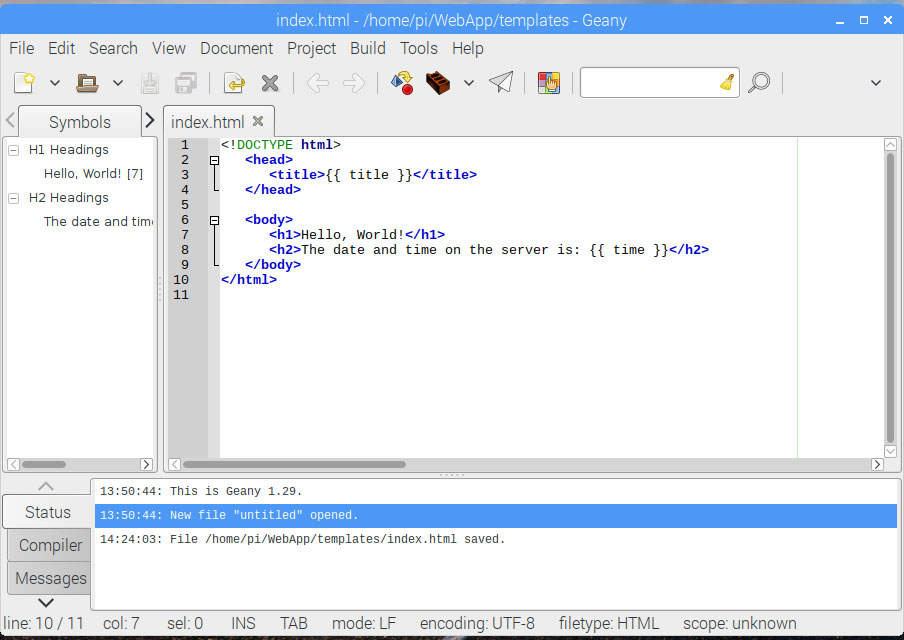 หุ่นยนต์ Raspberry Pi: การใช้งาน Flask ในการพัฒนา Web Application