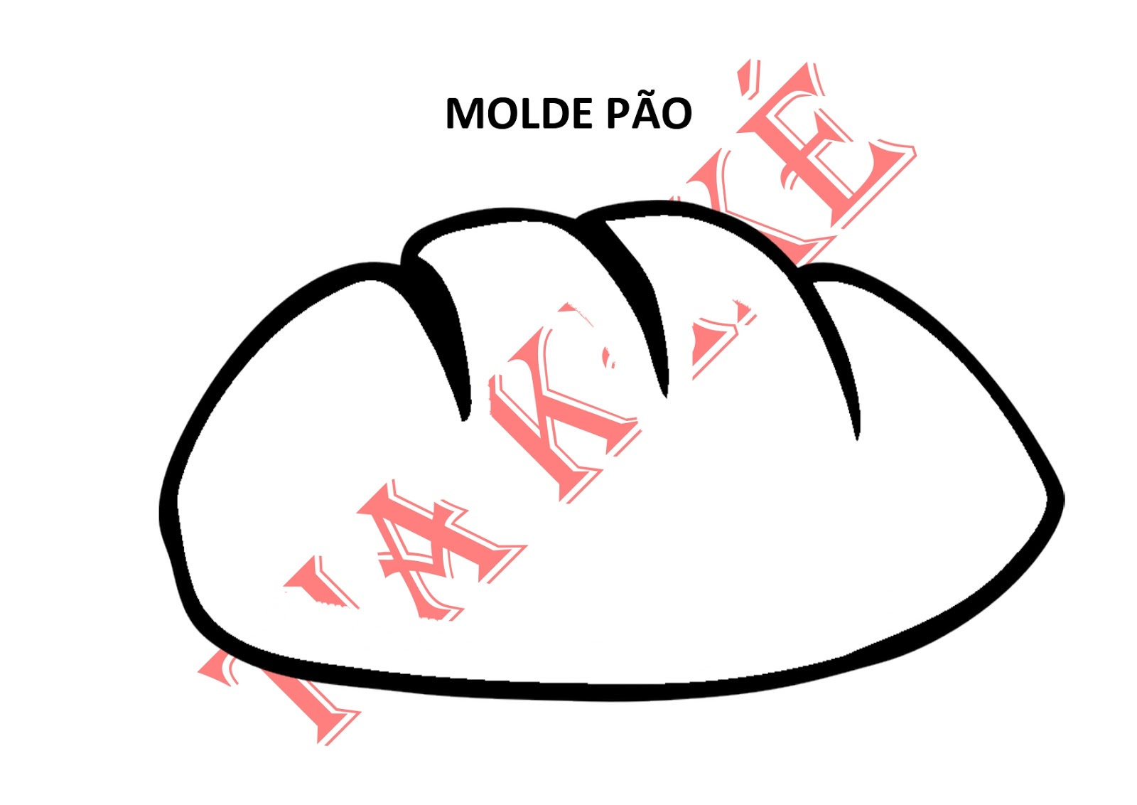 Tia Keké: MOLDES PÃO E PEIXINHO
