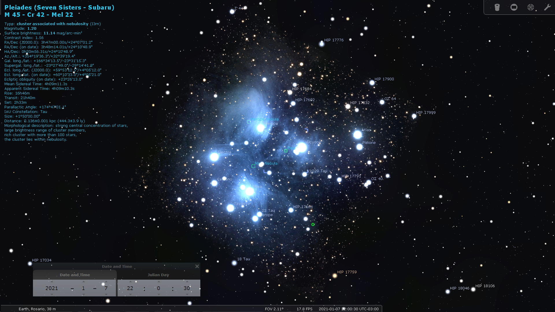 esplaobs 02: " ALDEBARAN STAR, ARCTURUS STAR & PLEIADES ( MESSIER 45 ...