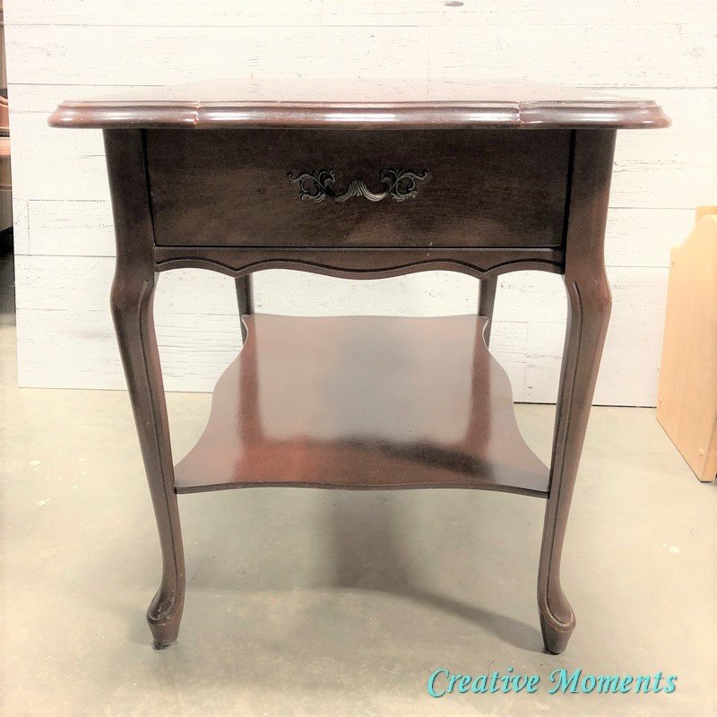 Creating Coordinating End Table in Shades of Grey