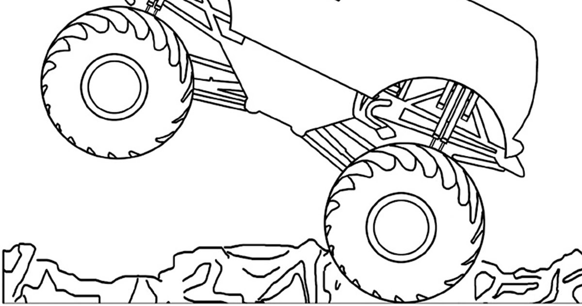 Monster Jam Coloring Pages ~ Coloring Pages