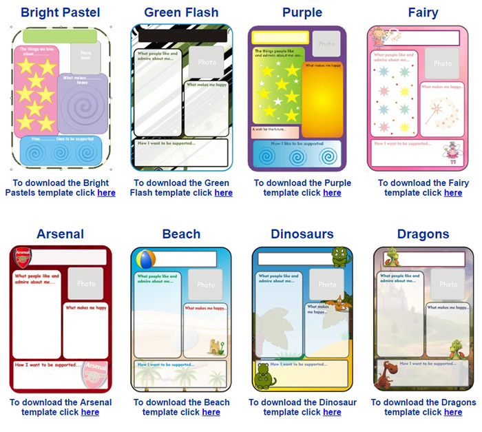 Student Passport Template - Collage Template