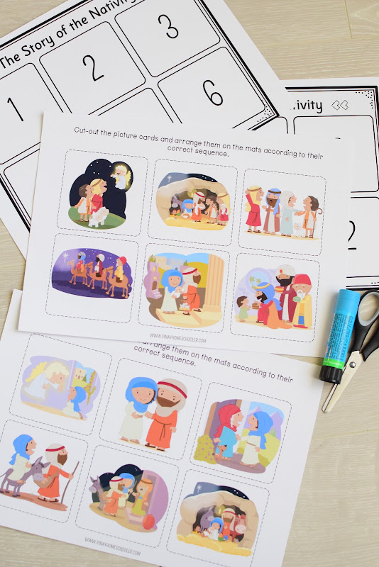 The Story of Christmas - Sequencing Activity | The Pinay Homeschooler