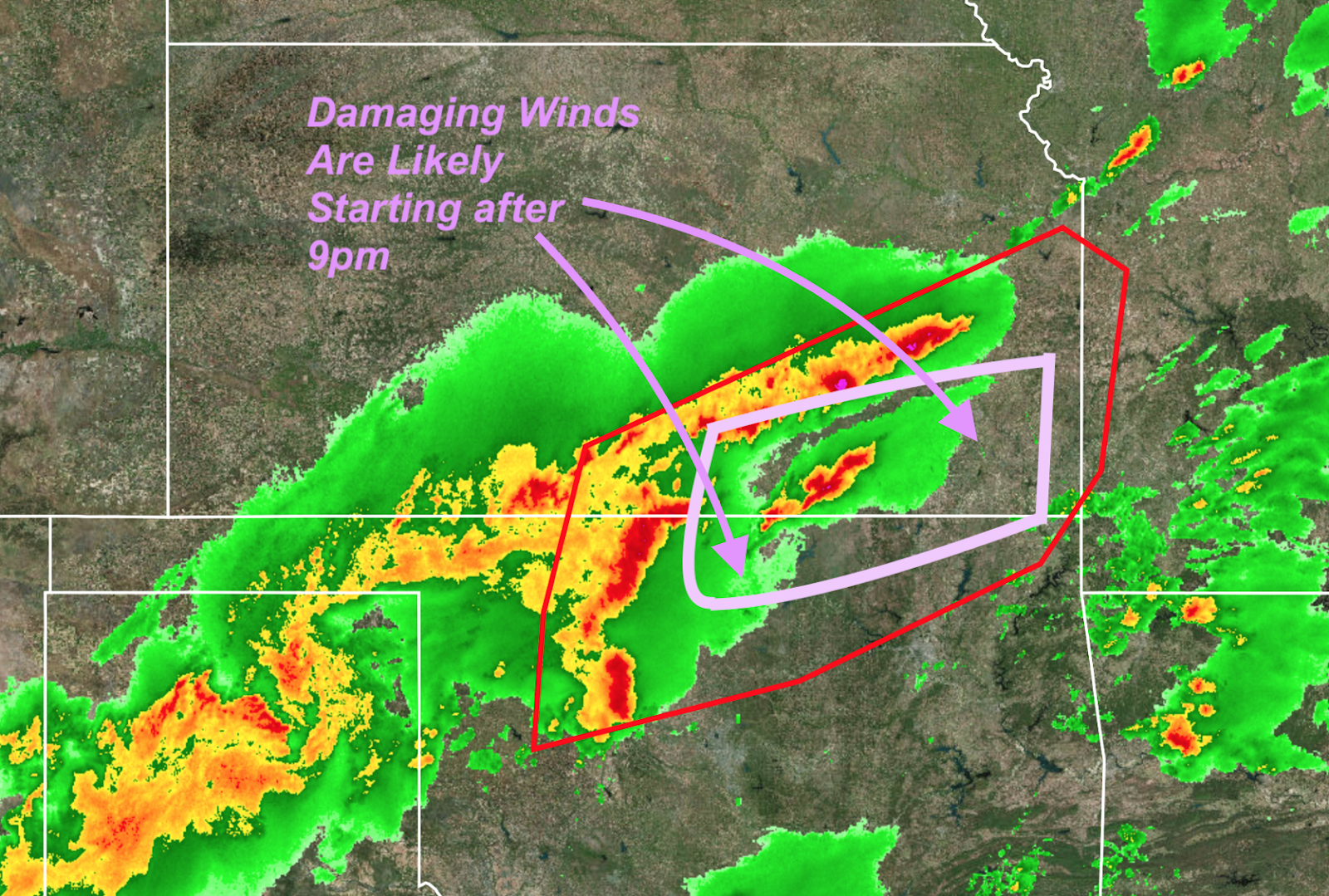 MSE Creative Consulting Blog: Damaging Winds Are Forecast