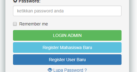Contoh Sistem Informasi Mahasiswa dengan PHP (Login dan Registrasi ...