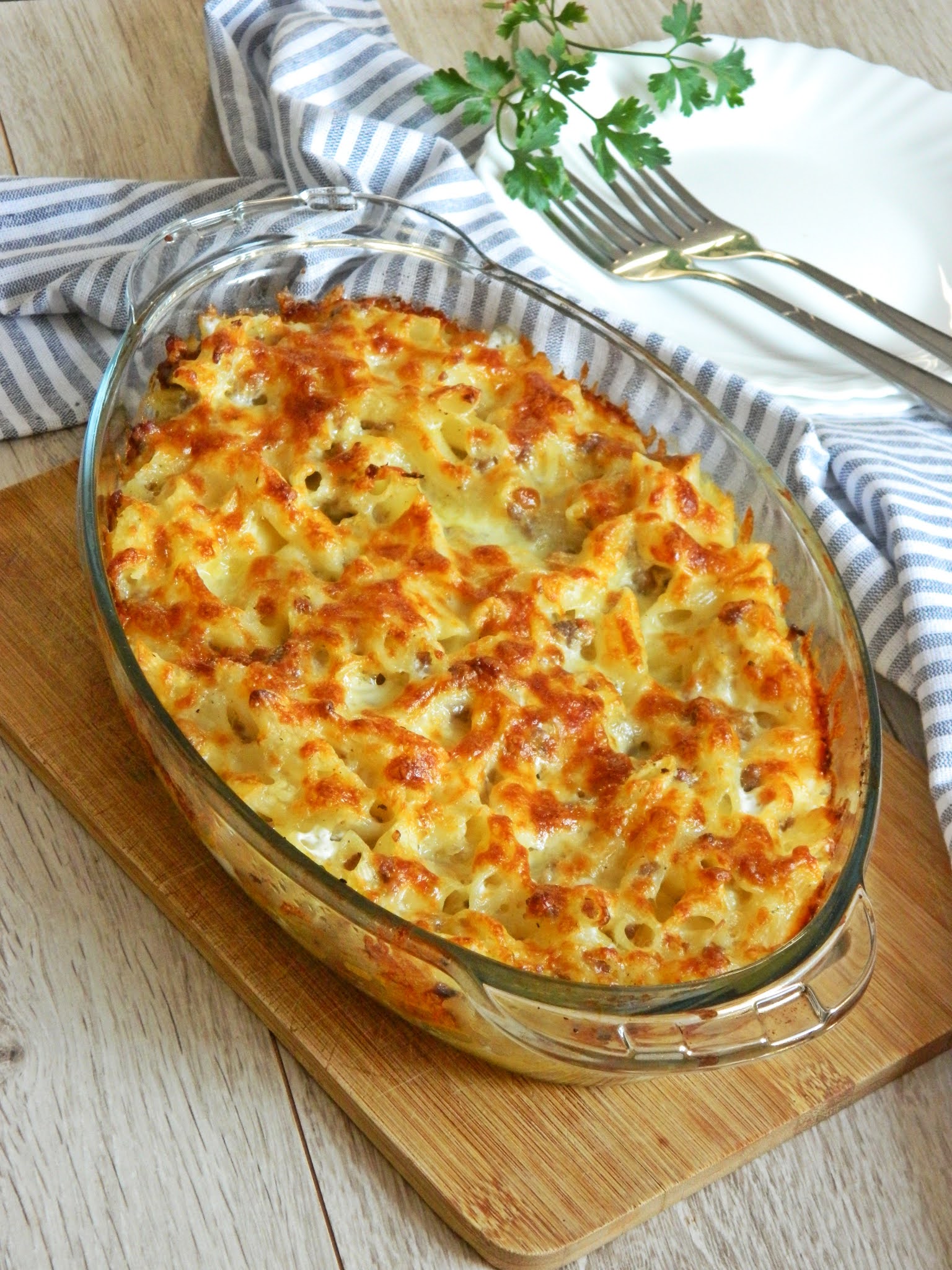 Zapečene makarone sa mlevenim mesom