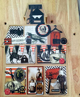 DIY Halloween Haunted House Shadowbox | Keep Calm and Craft On Blog