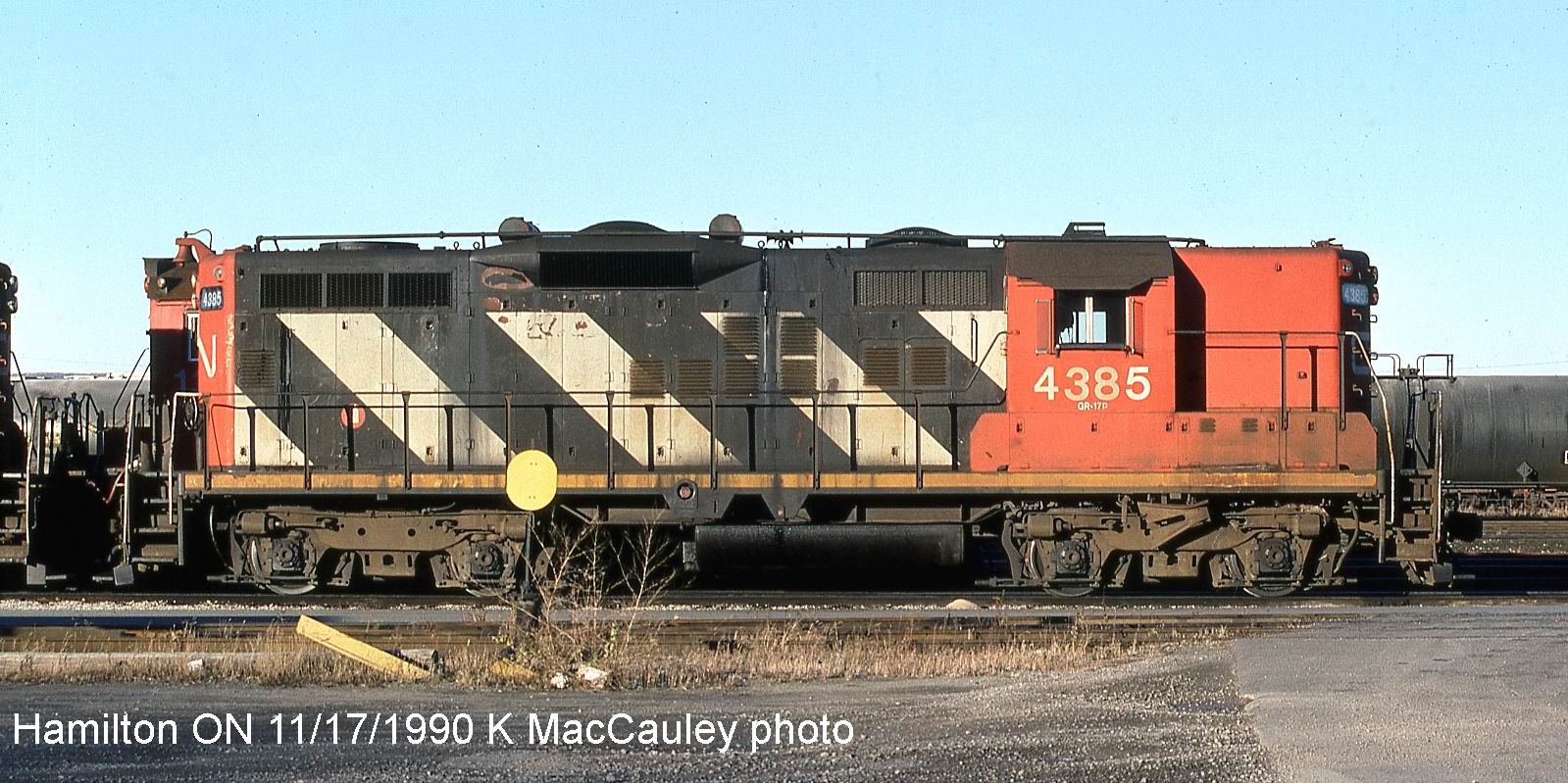 Rymal Station in HO Scale: CN Stuart Street Yard – GMD ‘Light Weight’ GP9