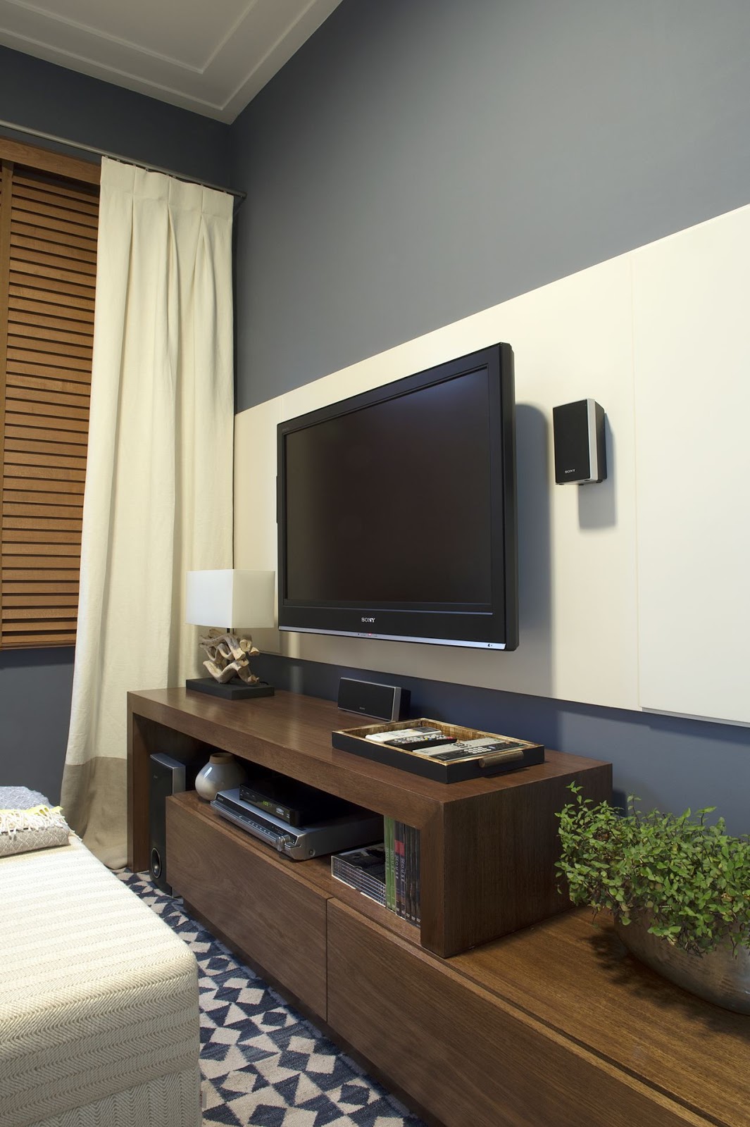 Decoração: Rack com painel para salas - Jeito de Casa - Blog de ...