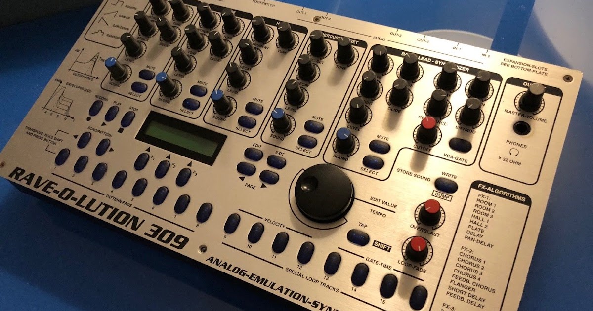 MATRIXSYNTH: Quasimidi Rave-o-lution 309 with I/O and Synthesizer ...