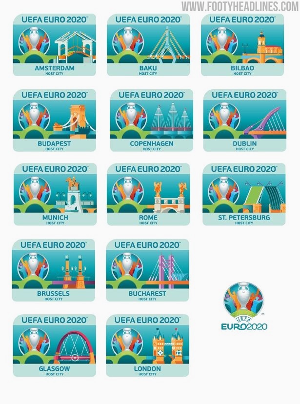 Evolution Of The EURO Logos From 1960-2020 - Footy Headlines