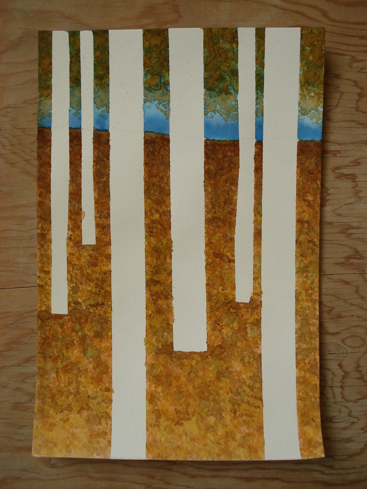 a faithful attempt: Autumn Birch Trees