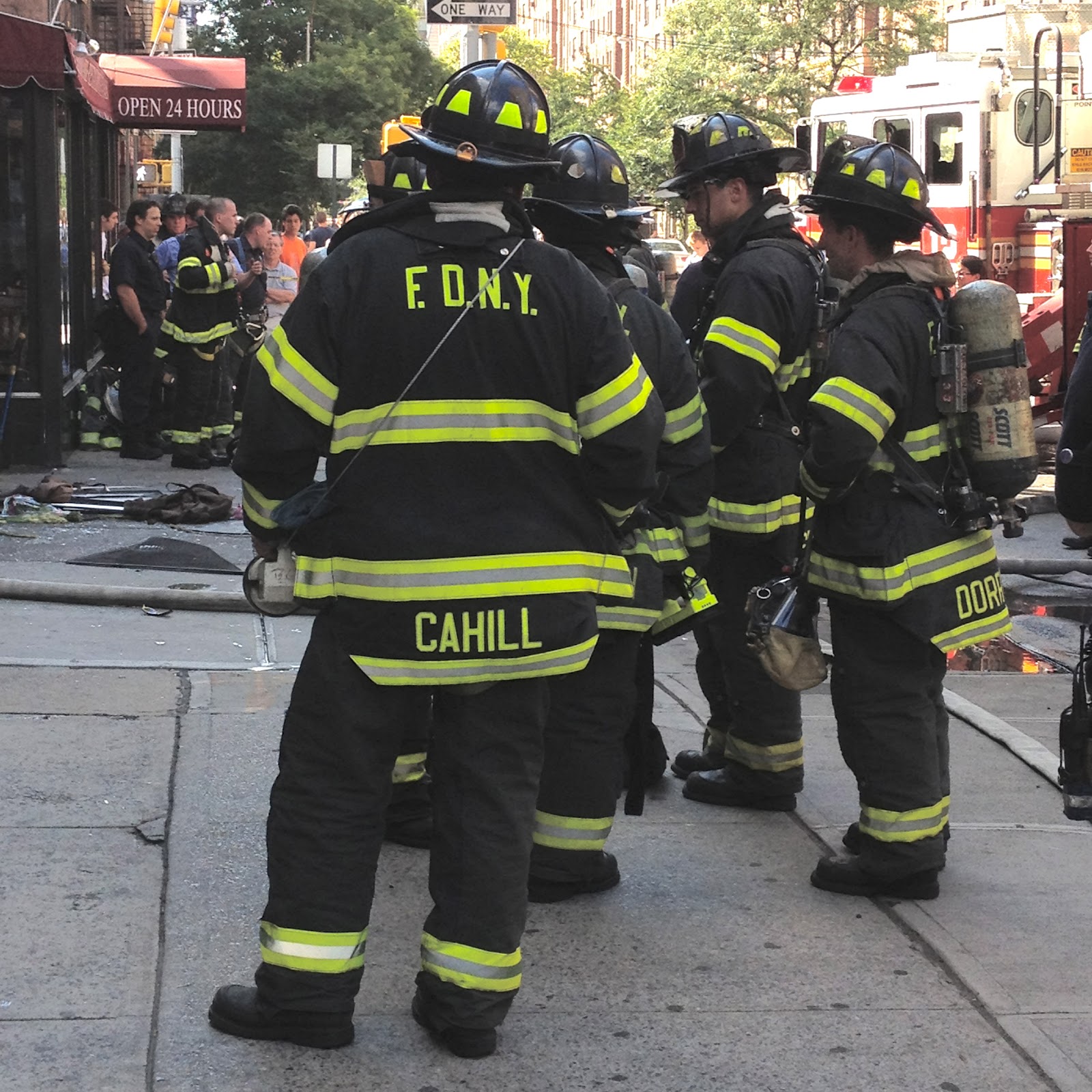 About New York: Deli Fire (No one Hurt!)
