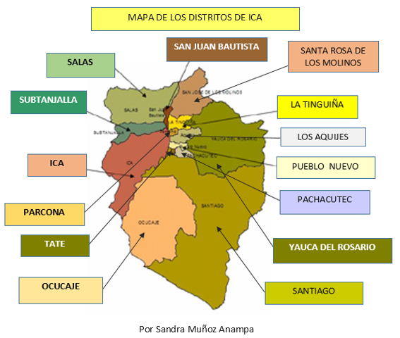 BUSCANDO UN MAPA PARA RECORRER LOS DISTRITOS DE ICA ~ El blog de mi ...