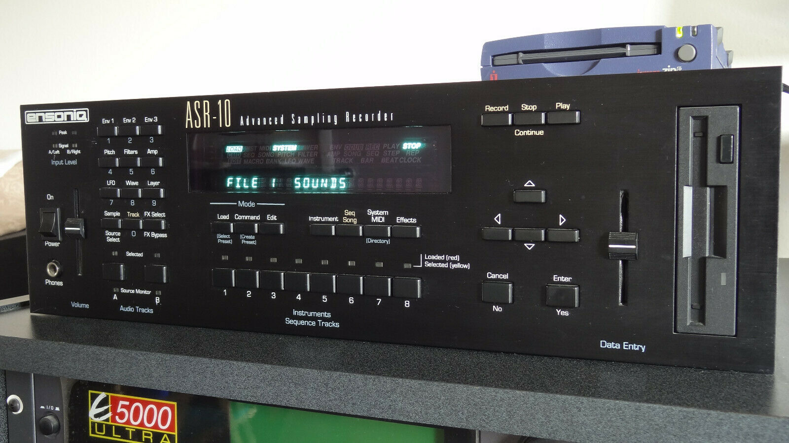 MATRIXSYNTH: ENSONIQ ASR-10 Rack Sampler Synthesizer SN ASR-10434 w ...