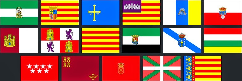 Reflex-iones: LAS BANDERAS AUTONÓMICAS