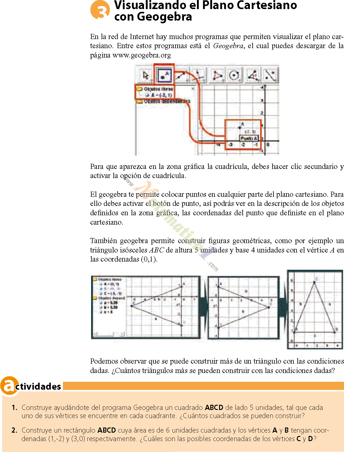TRANSFORMACIONES ISOMETRICAS Y CONGRUENCIA DE FIGURAS EJERCICIOS ...