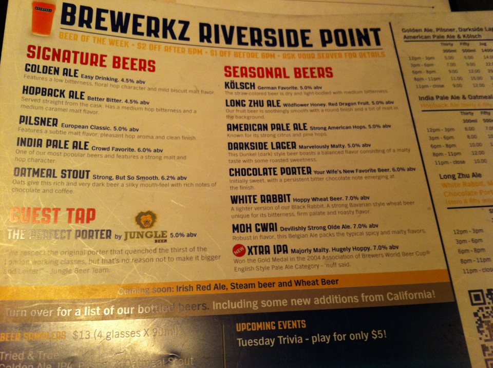Brewtender: Beers in Singapore.