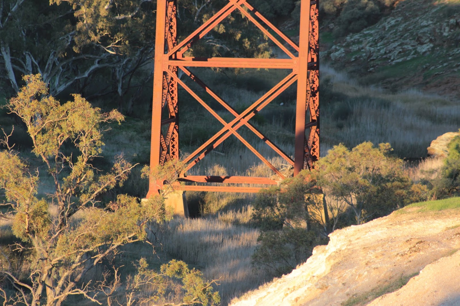 Barcoola: the Light river Bridge at Hamley Bridge SA