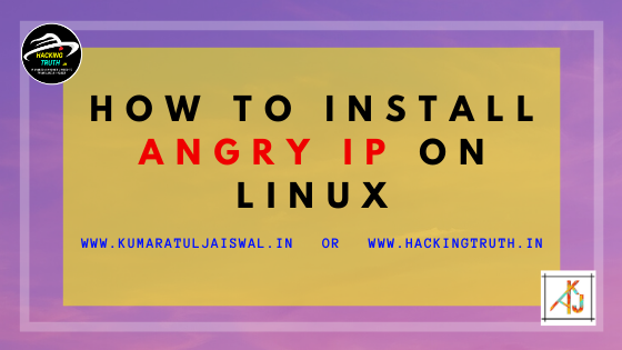 how to install angry IP on linux