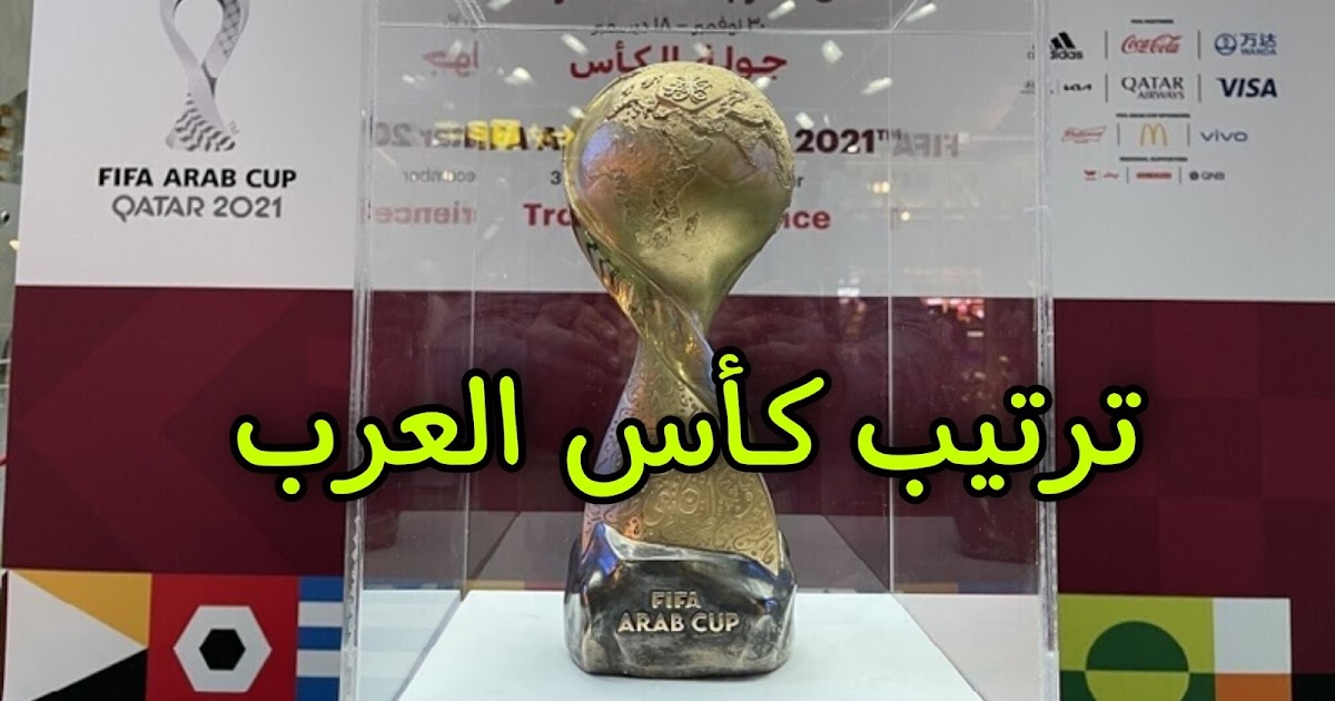 ترتيب جميع مجموعات كأس العرب 2021