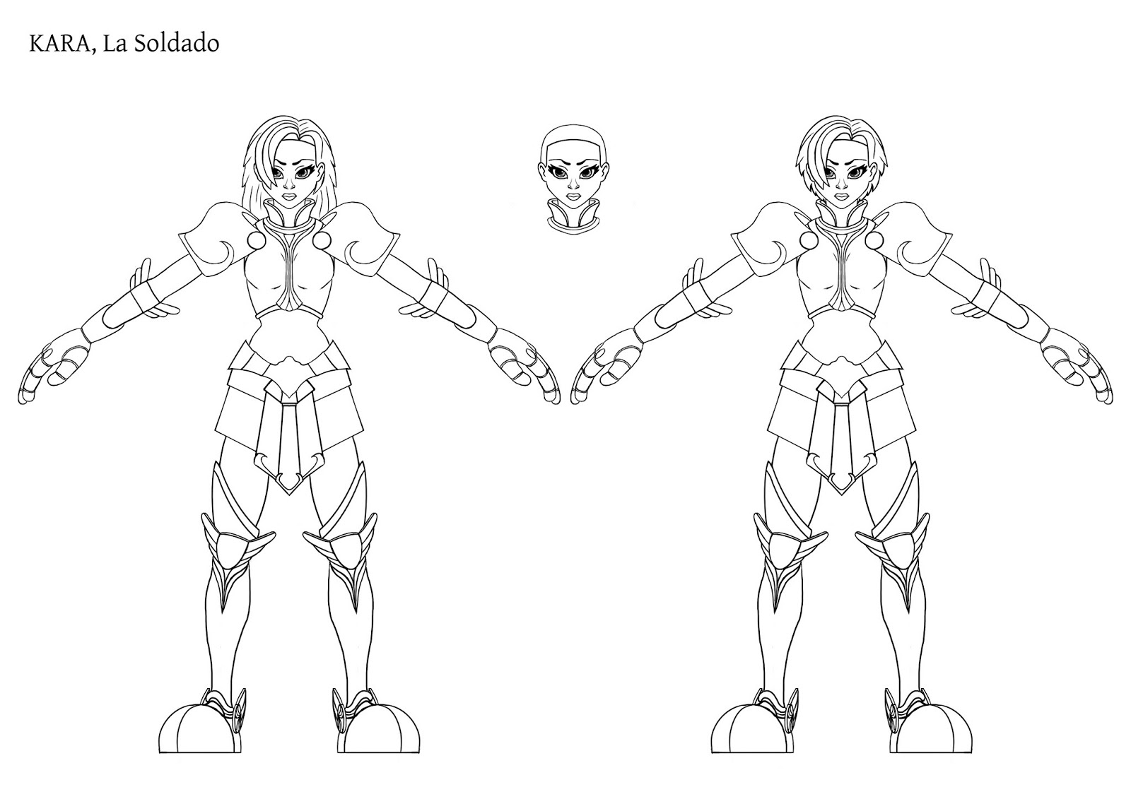 Juan Alberto Brincau Berlanga: Model Sheets para Animum 3D School