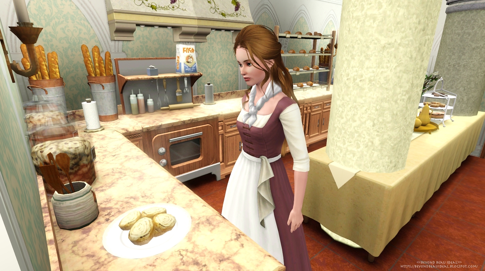 [The Sims 3] Bulter, Cook and Pastry Maid in the Castle 模擬市民三：城堡裡的管家＆廚娘 ...