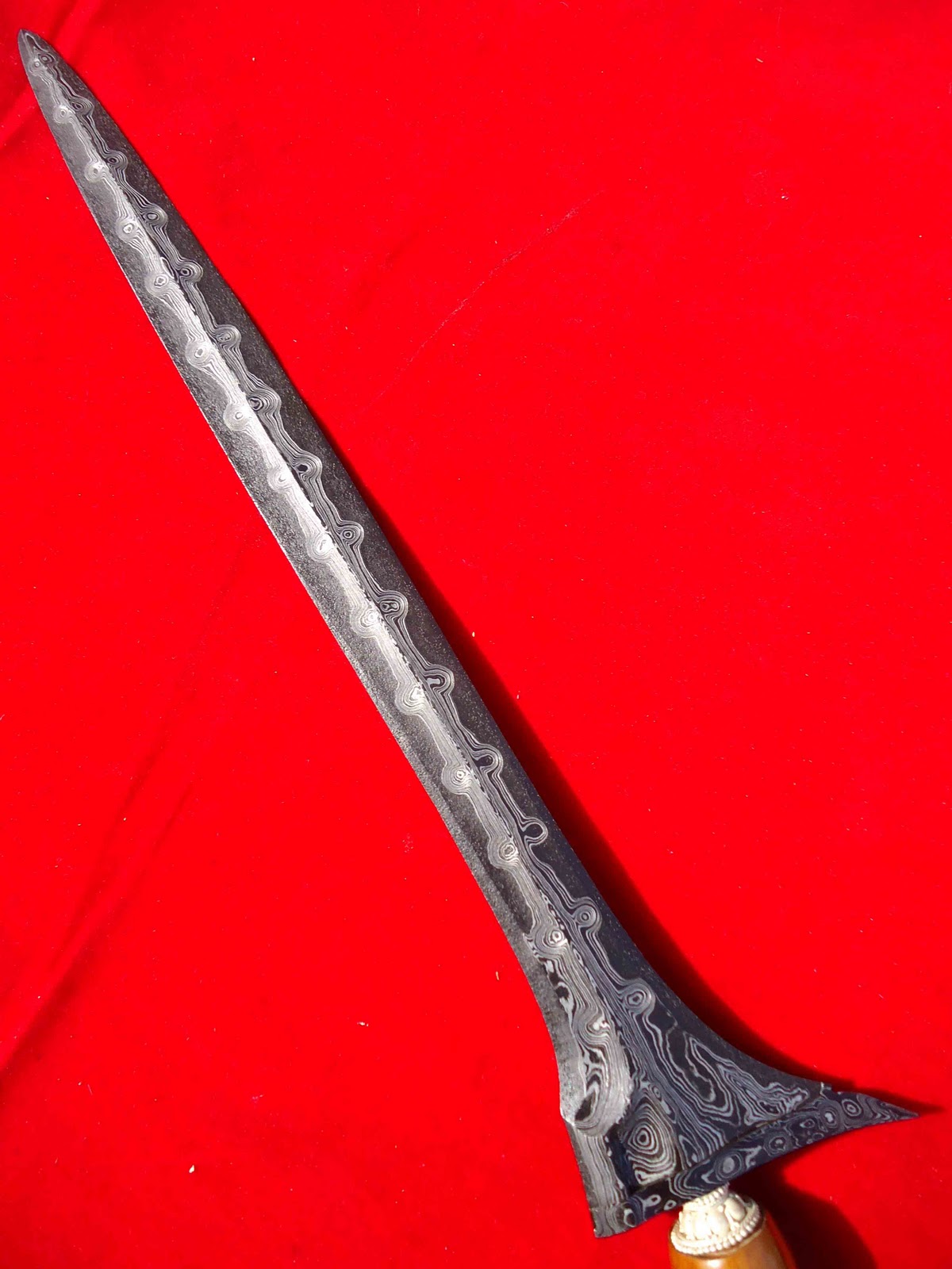 Keris Lurus Tilam Sari Pamor Bonang Rinenteng | KERIS KAMARDIKAN | Jual ...