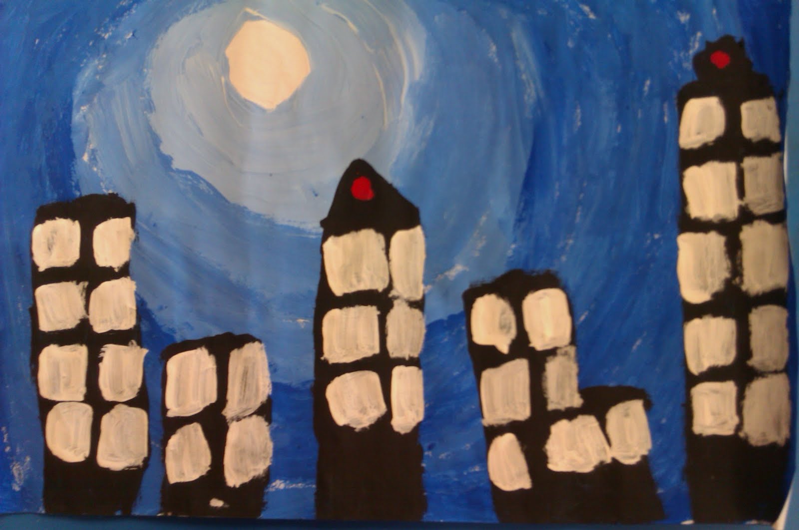 Teaching Art from the Heart: Moon-lit Cityscapes