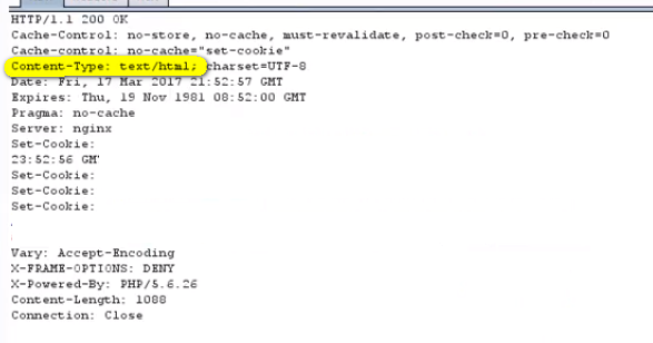 XSS Because of wrong Content-type Header