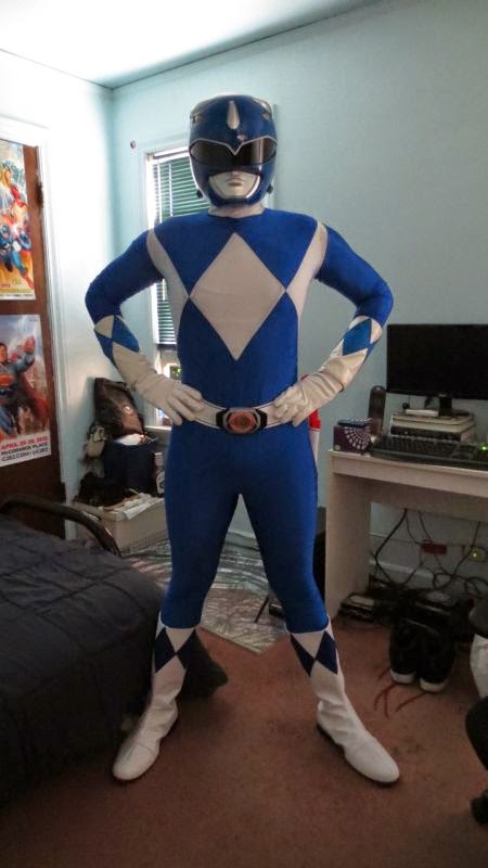 Cosplayers Helmet: MMPR Blue Ranger Helmet and Cosplay