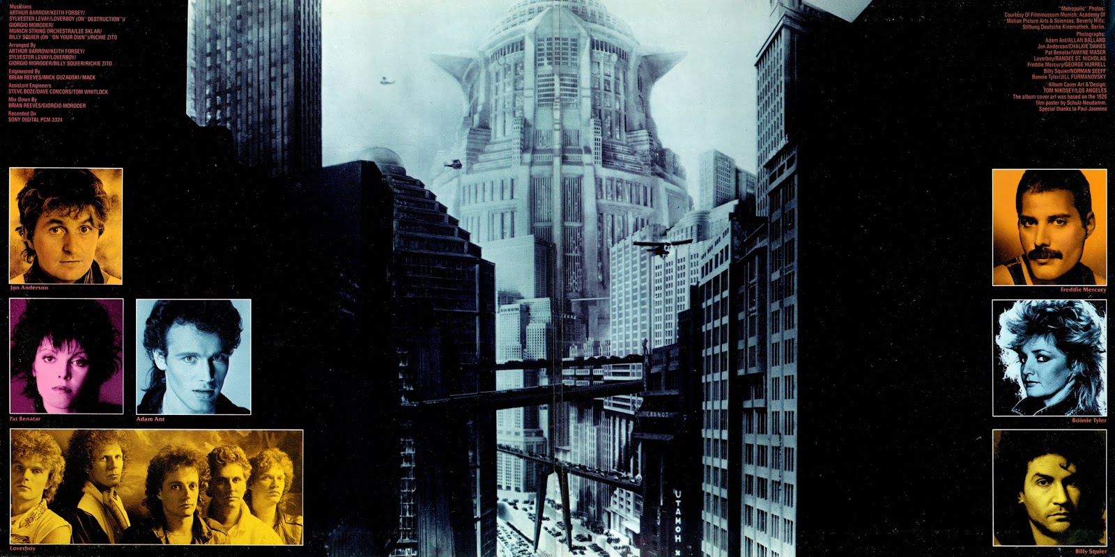 1984 Metropolis. Original Motion Picture Soundtrack - Varios Artistas ...